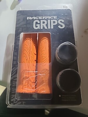 Race Face Half Nelson Lock On Grips Orange (B⁶) | eBay