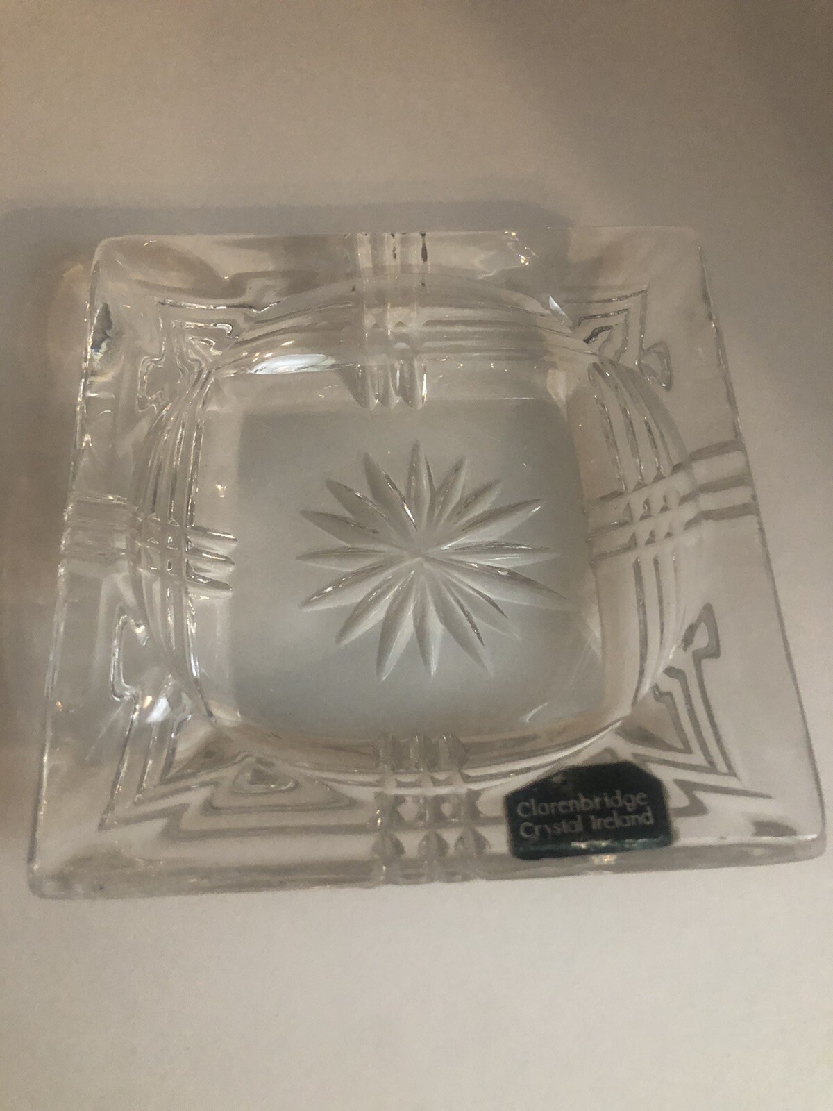 Ashtray Clarenbridge Crystal Ireland | eBay
