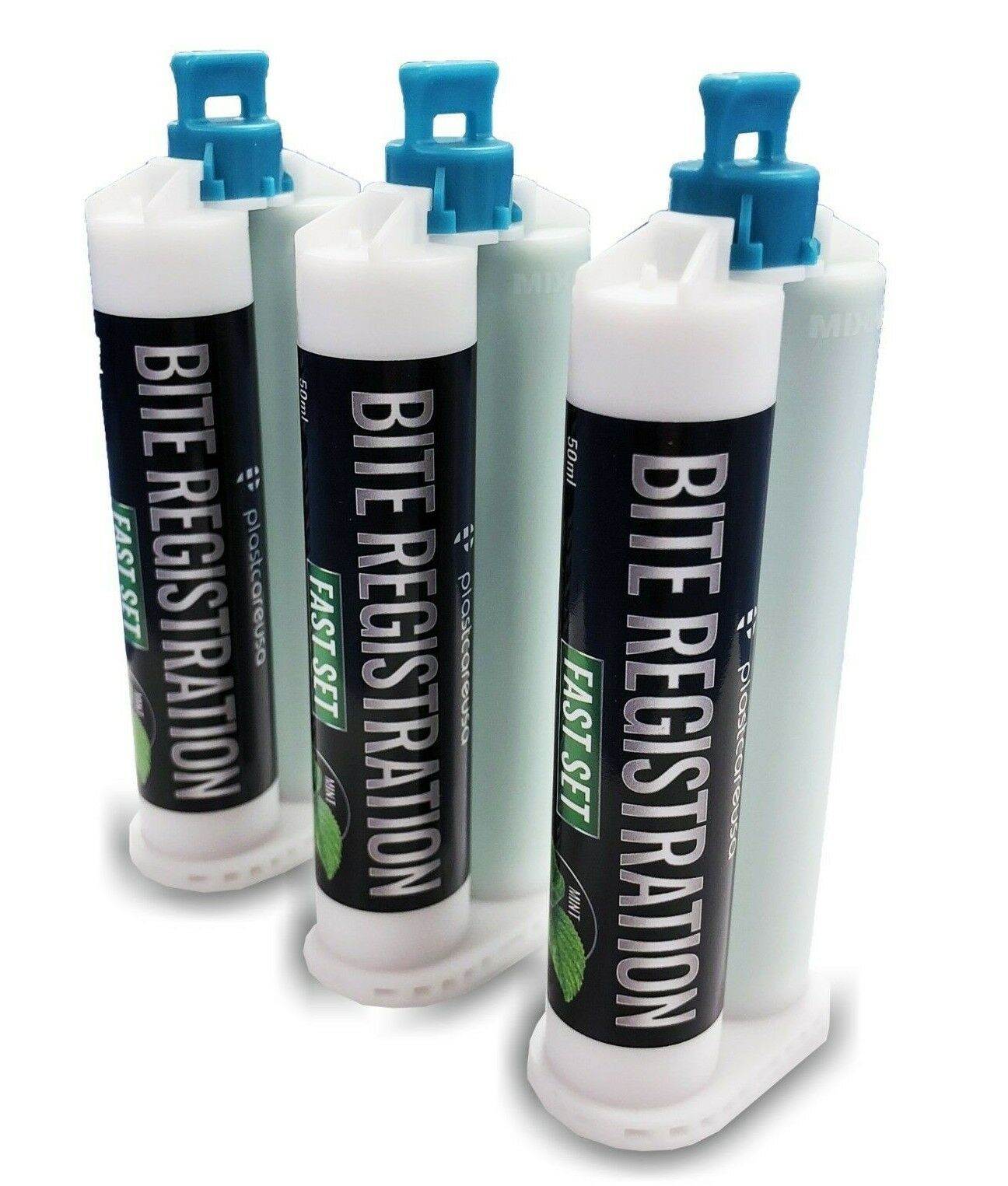 3 x Dental Bite Registration Material Fast Set 50ml Cartridges (Made in ...