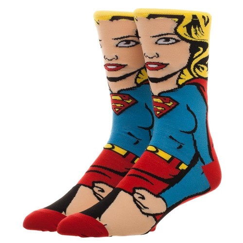 Supergirl Character Crew Socks | eBay