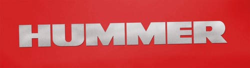 Hummer Garage Sign 9 Feet Long Brushed Silver | eBay