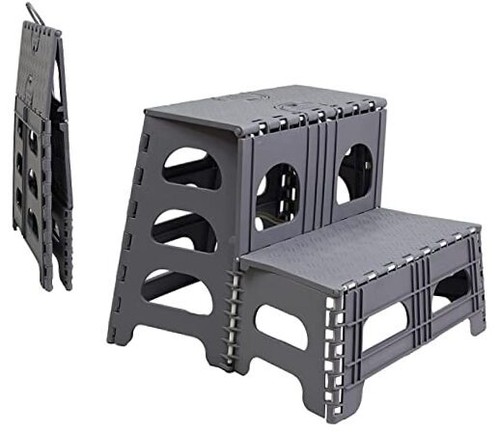 Folding 2 Step Stool for Adults - Collapsible & Foldable Step ...