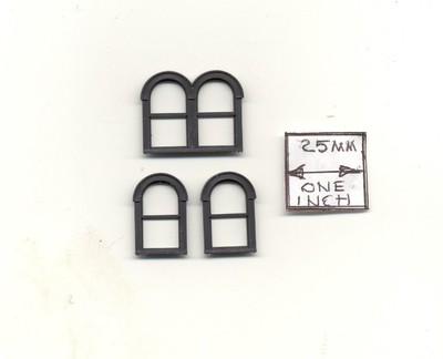 O (1/48) Scale Window Set - 1 Double & 2 Singles - 3746 Grandt Line ...
