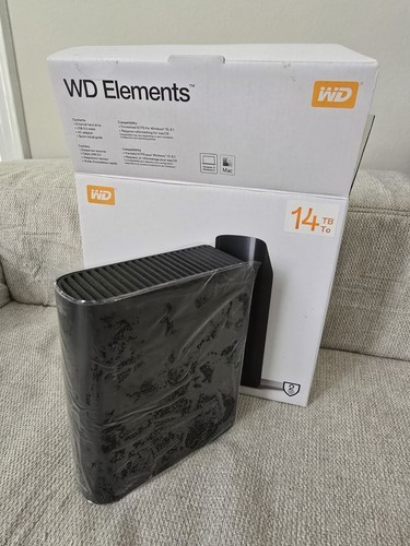Western Digital Elements 14TB External Hard Drive USB 3.0 Used | eBay