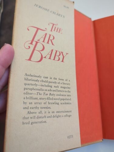 Jerome Charyn The Tar Baby 1st First Edition 1973 Hardcover Dust Jacket ...