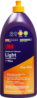 3M Perfect-It Gelcoat Light Cutting Polish + Wax, 1 Quart (36110) | eBay
