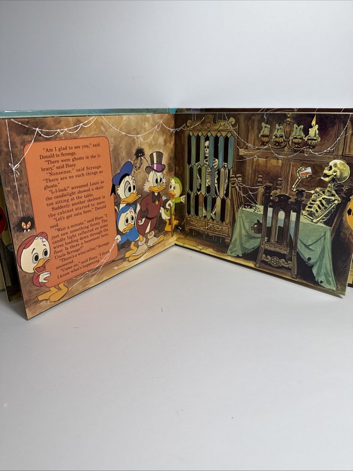 Donald Duck And The Haunted House Moving Picture Book 1980 Franklin ...