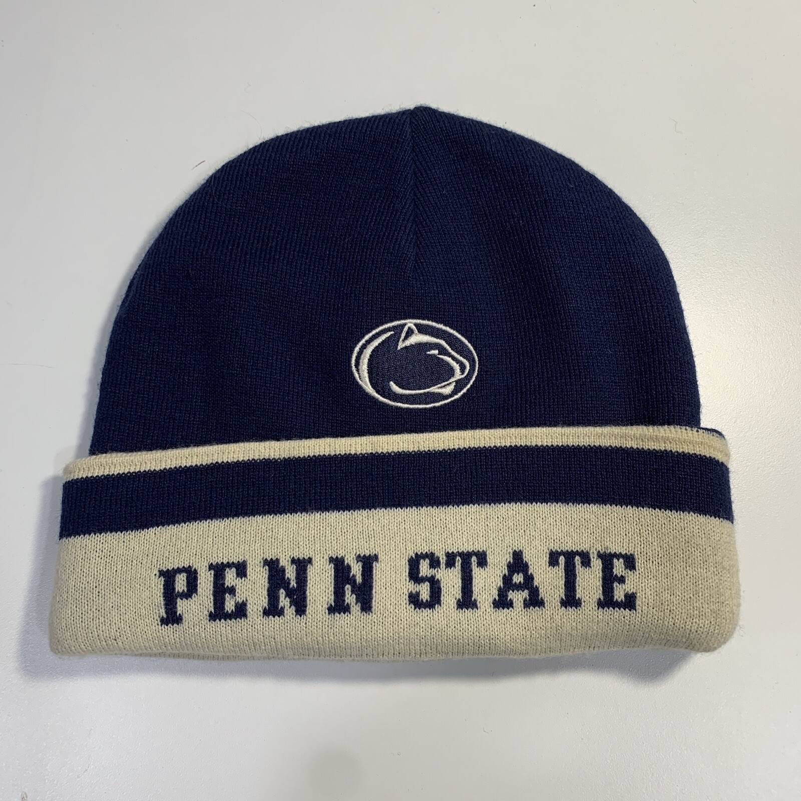 Penn State Nittany Lions Nike Knit Beanie Hat Adult Unisex Navy Blue ...