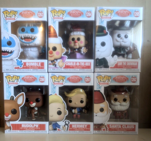 Funko Pop Rudolph The Red Nosed Reindeer: COMPLETE SET (NEW) LOT OF 6 ...
