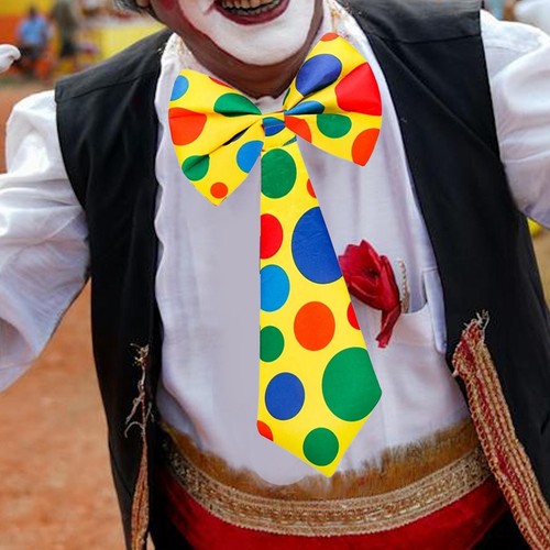 Clowns Tie and Bow Tie Set Performance Props for Halloween Party | eBay ...