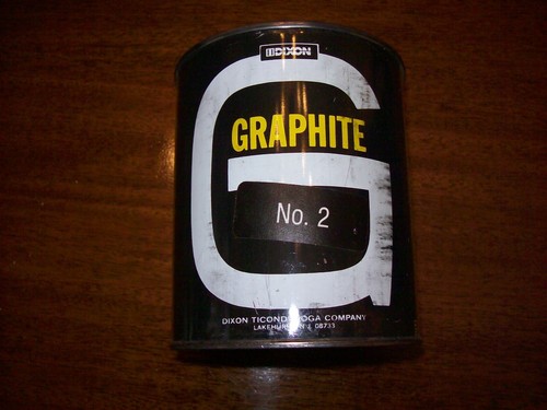 Vintage Dixon Ticonderoga No. 2 Graphite Flake Lubricant | eBay