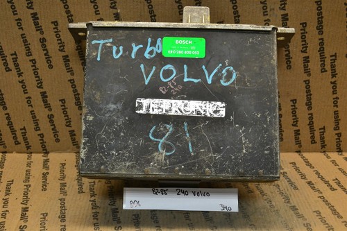 1982-1985 Volvo 240 Series Engine Control Unit ECU 0280800052 Module ...