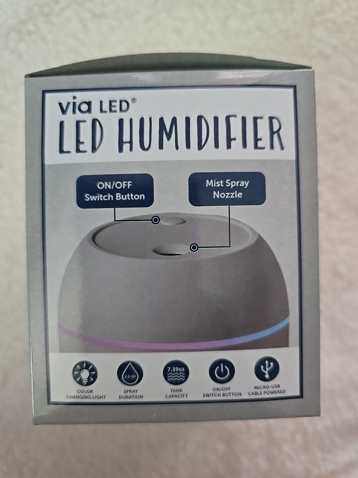LED Humidifier Portable, Color Change IKEA Plant Cabinet, Cubicle, Car ...