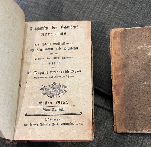 1773 Vintage Book German Magnus Friedrich Roos - 250 years old | eBay