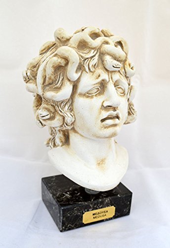 Medusa Ancient Greek Snakeheaded Monster sculpture statue bust medousa ...