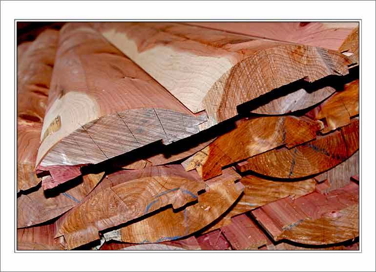 Eastern Red Cedar Log Siding