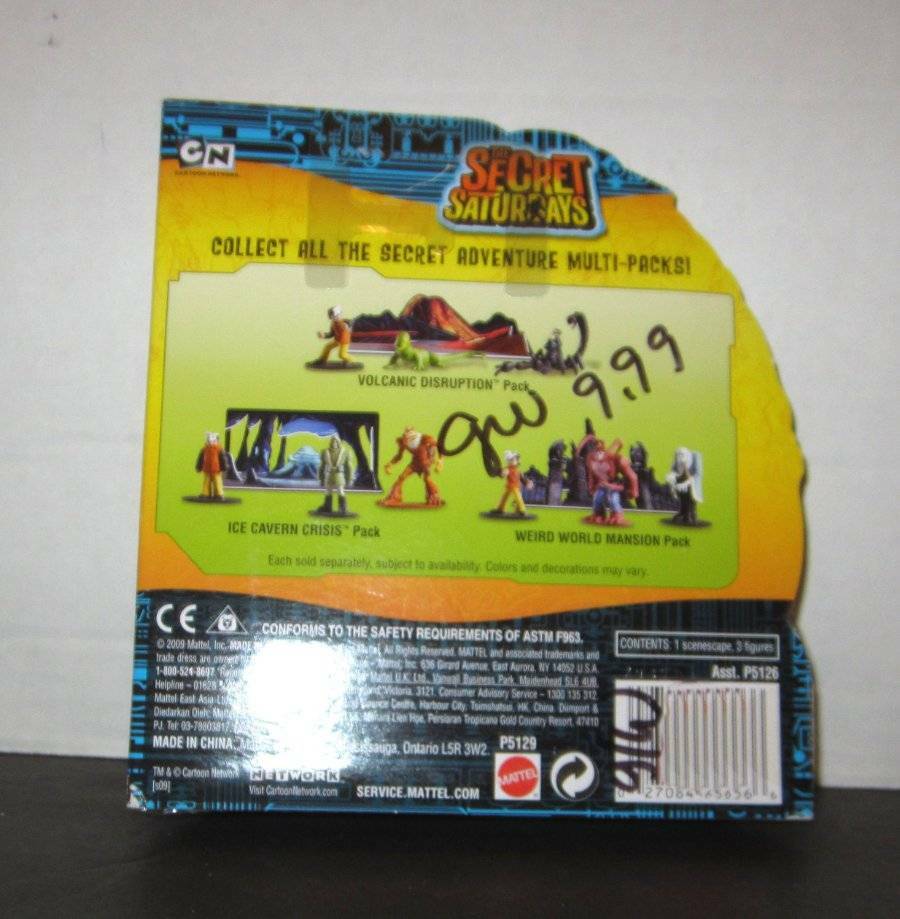 The Secret Saturdays 2009 Mini action Figure Set Ice Cavern Crisis NIP ...