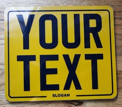 Motorbike Number Plate - Premium Bike Plates - 9x7-8x6-7x5-9x3 Quad ...