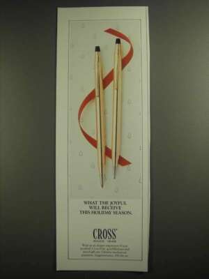 1984 Cross Pens Ad - What The Joyful Will Receive | eBay