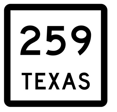 Texas State Highway 259 Sticker Decal R2554 Highway Sign | eBay