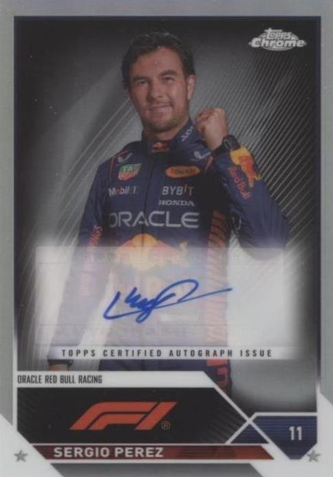 2023 Topps Chrome Formula 1 - Autographs Sergio Perez #CAC-SP (AU) for ...