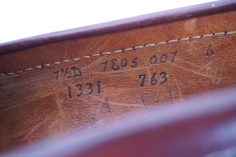 VINTAGE | ALDEN x BB 7.5 D COLOR 8 SHELL CORDOVAN STRAP LHS LOAFER ...