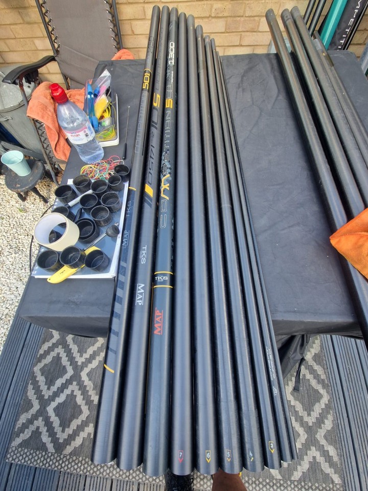 16m MAP 501 2G pole. + 6m TKS margin + Hardcase with 4 x top kits ...
