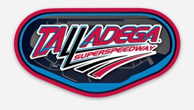 Retro Talladega Superspeedway Logo NASCAR Vinyl Sticker Decal | eBay