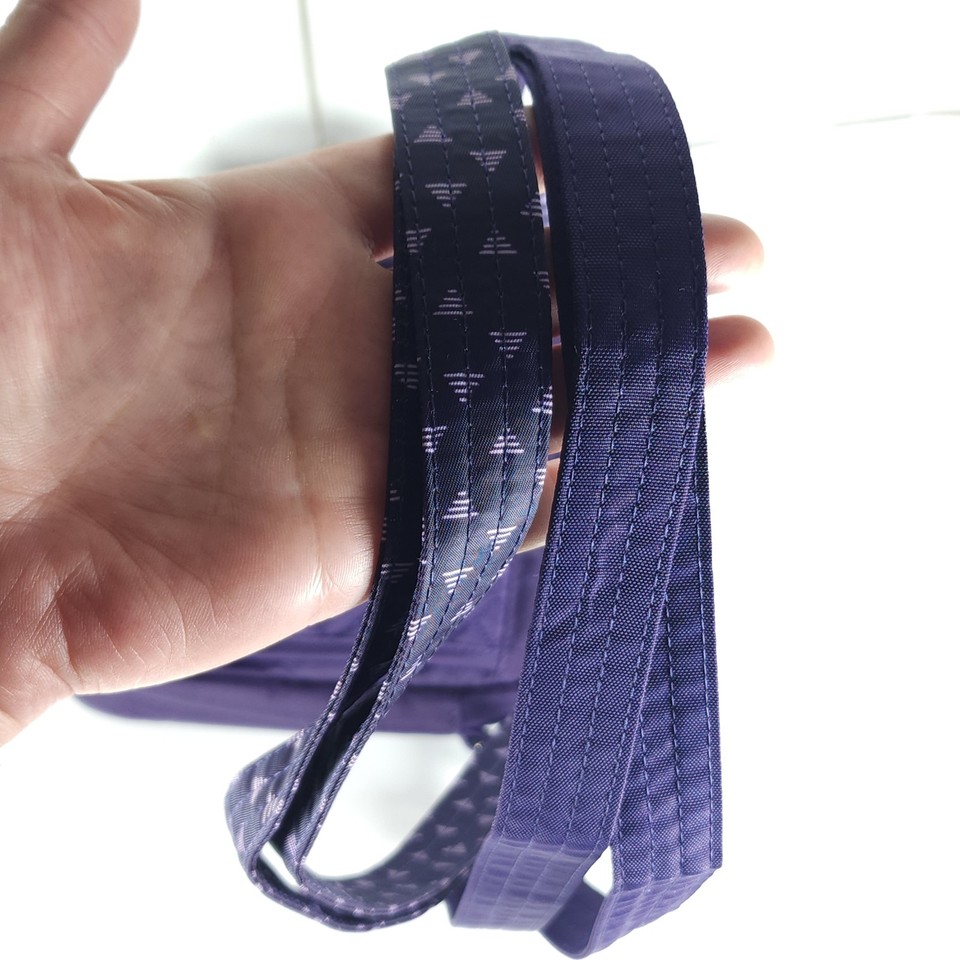 LUG Flapper RFID Convertible Purple Quilted Crossbody Bag Bonus Strap ...