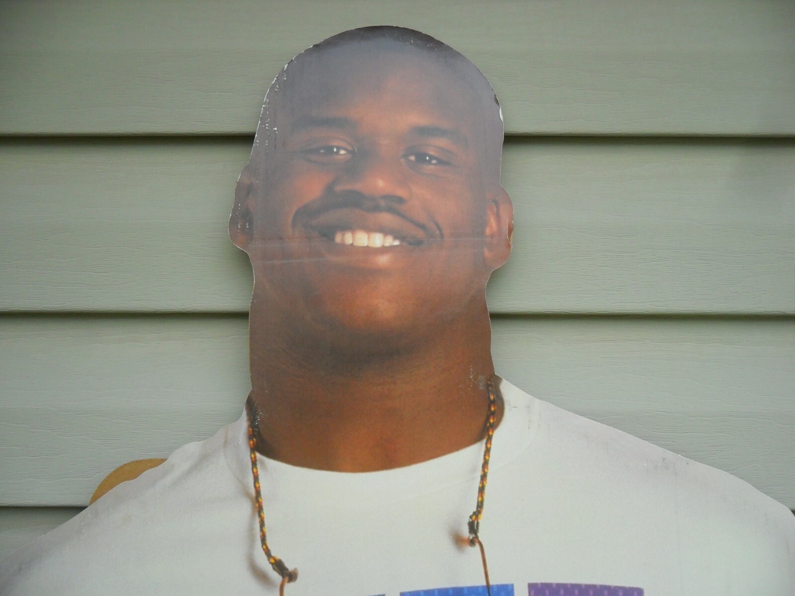 Vintage Shaquille Oneal Cardboard Stand-Up Cutout Life-Size Rare w ...