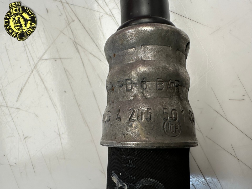 2015-2023 MERCEDES C63 AMG 4.0L FRONT RIGHT ENGINE OIL COOLER HOSE LINE ...