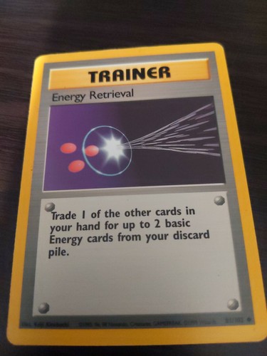 Pokemon Base Set Energy Retrieval 81/102 | eBay