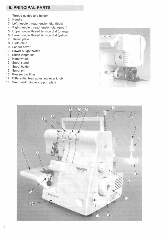 Singer 14SH644 14SH654 Sewing Machine Instructions User Manual Guide ...