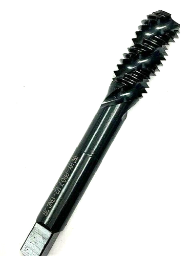 1/2-13 CLASS 2B 3 FLUTE SPIRAL FLUTE BOTTOMING TAP BLACK HYPRO 7 OSG ...