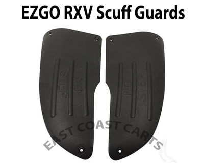 EZGO RXV Golf Cart Replacement Scuff Guard (NEW Pair) # 601864, 601865 ...