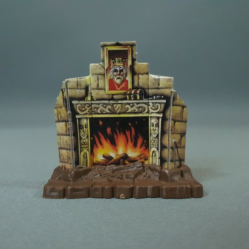 Vintage HeroQuest Fireplace Furniture Scenery Hero Quest Warhammer MB ...