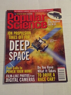 Popular Science Magazine July 1998 Ion Propulsion into Deep Space ...