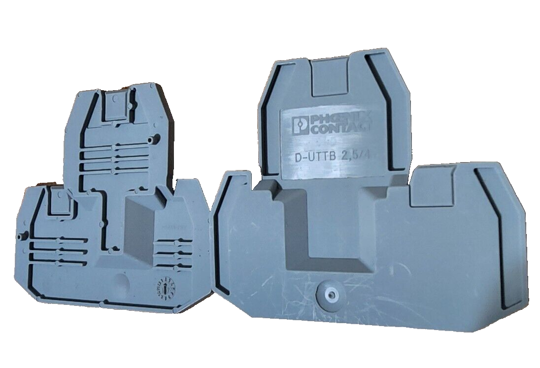 (Lot of 10) Phoenix Contact 3047293, D-UTTB 2,5/4 End Cover for ...