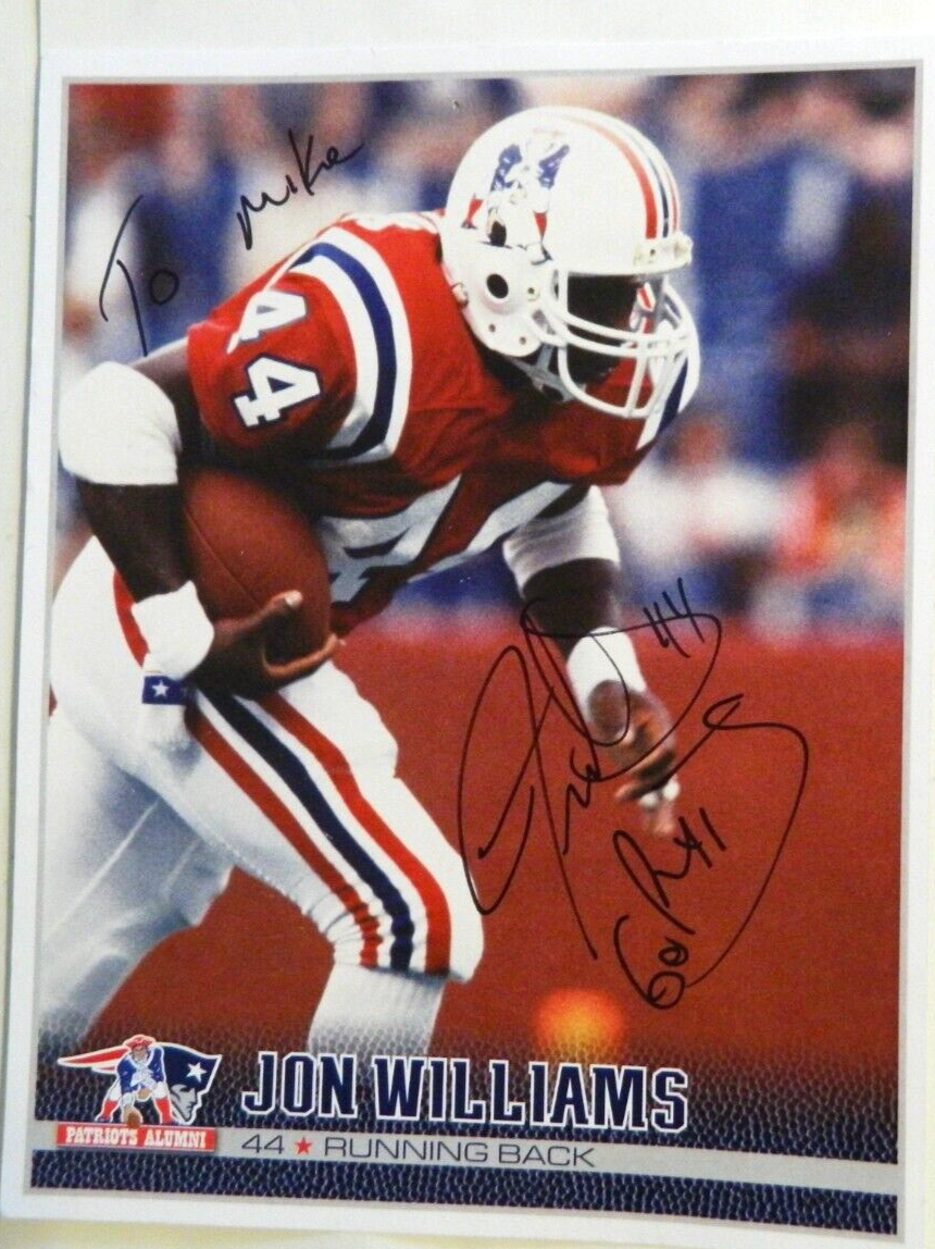 Jon Williams Patriots Toby Gowan Punter And Billy Cundiff Kicker (With