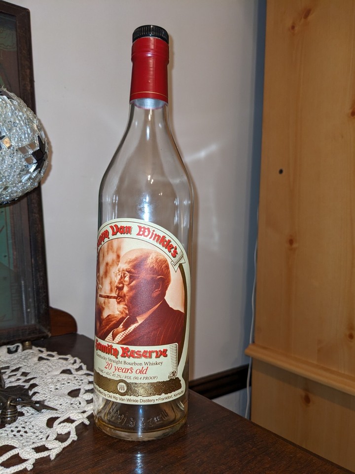 Pappy Van Winkle Family Reserve 20 Year Van Winkle Rye 13 Year Empty ...