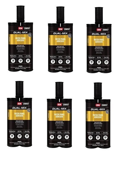 SEM Products #39897 Dual Mix Patch Panel Adhesive 7oz Cartridge (6 Pack ...