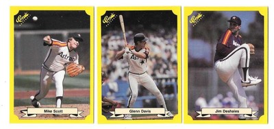 1987 Classic Yellow Update w/ Yellow Back HOUSTON ASTROS Team set | eBay