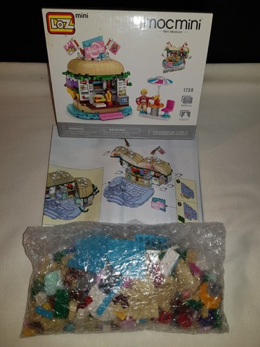 Loz Mini Mocmini Hamburger Shop Building Set | eBay