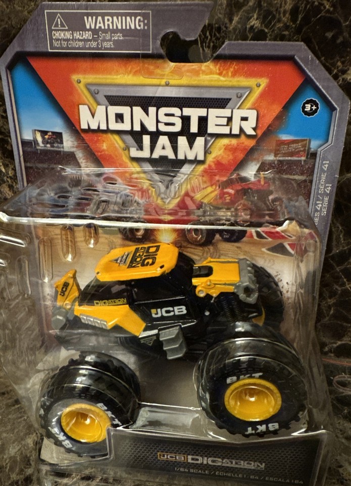 2025 SPIN MASTER MONSTER JAM JCB DIGATRON SERIES 41 - BRAND NEW TRUCKS ...