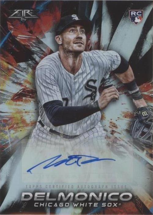 2018 Topps Fire - Fire Autographs Nick Delmonico #FA-ND (AU, RC) for ...