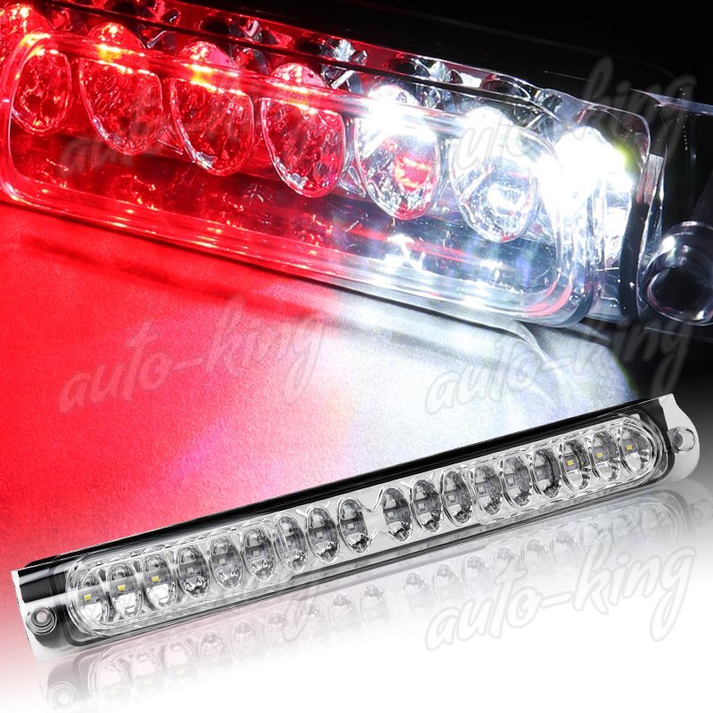 CHROME 18-LED THIRD 3RD BRAKE STOP LIGHT FIT 00-05 FORD EXCURSION/97-99 ...
