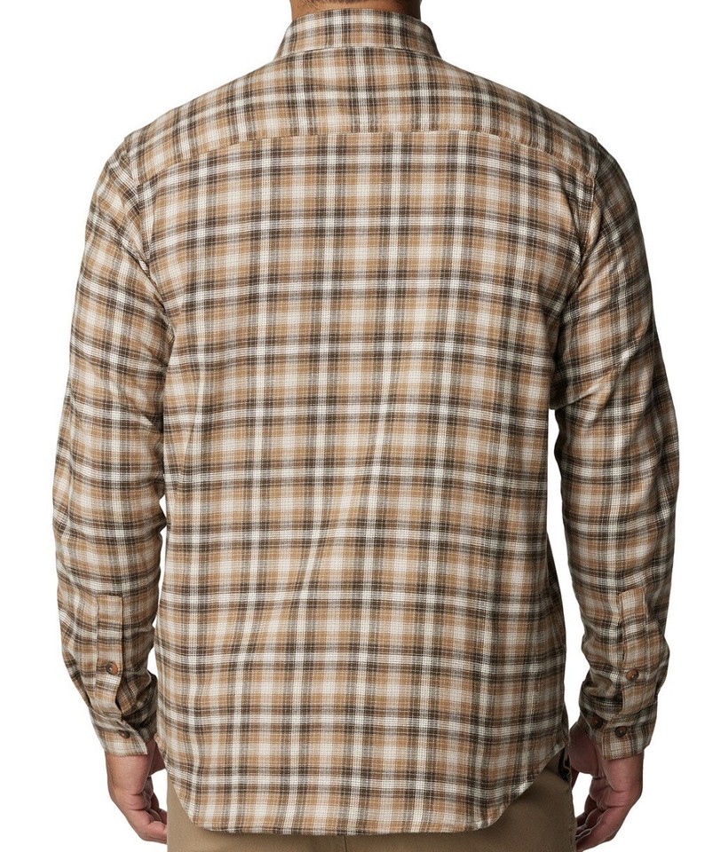 NWT Columbia Cornell Woods Delta Tartan Flannel L/S Shirt Mens Size M ...