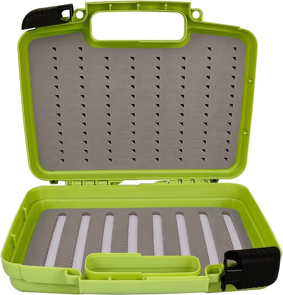 Aventik Streamer Fly Boxes Click Lock Large Streamer Flies Storage ...