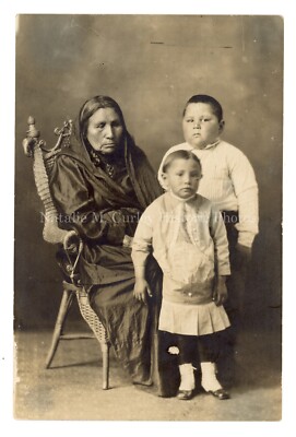 1910s Native American Generational Family Studio Photo | eBay