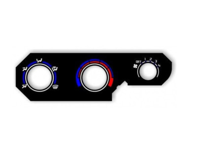 Honda HRV Heater control panel illumination BLUE WHITE INDIGLO | eBay